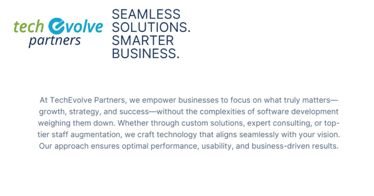 Seamless solutions. Smarter business.